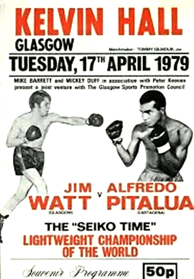 Jim Watt vs Alfredo Pitalua - 17th April 1979 | Boxing History